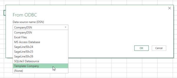 Sage 50 Accounts ODBC Excel connection - Accounting Insights